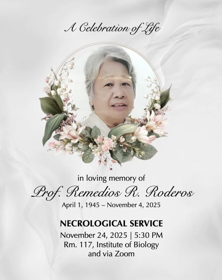 Celebration of Life and Necrological Service in loving memory of Prof ...